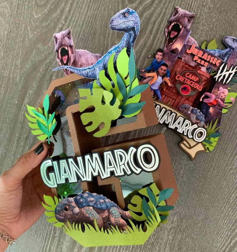 Jurassic World 3D Letters / Jurassic World Birthday - Etsy