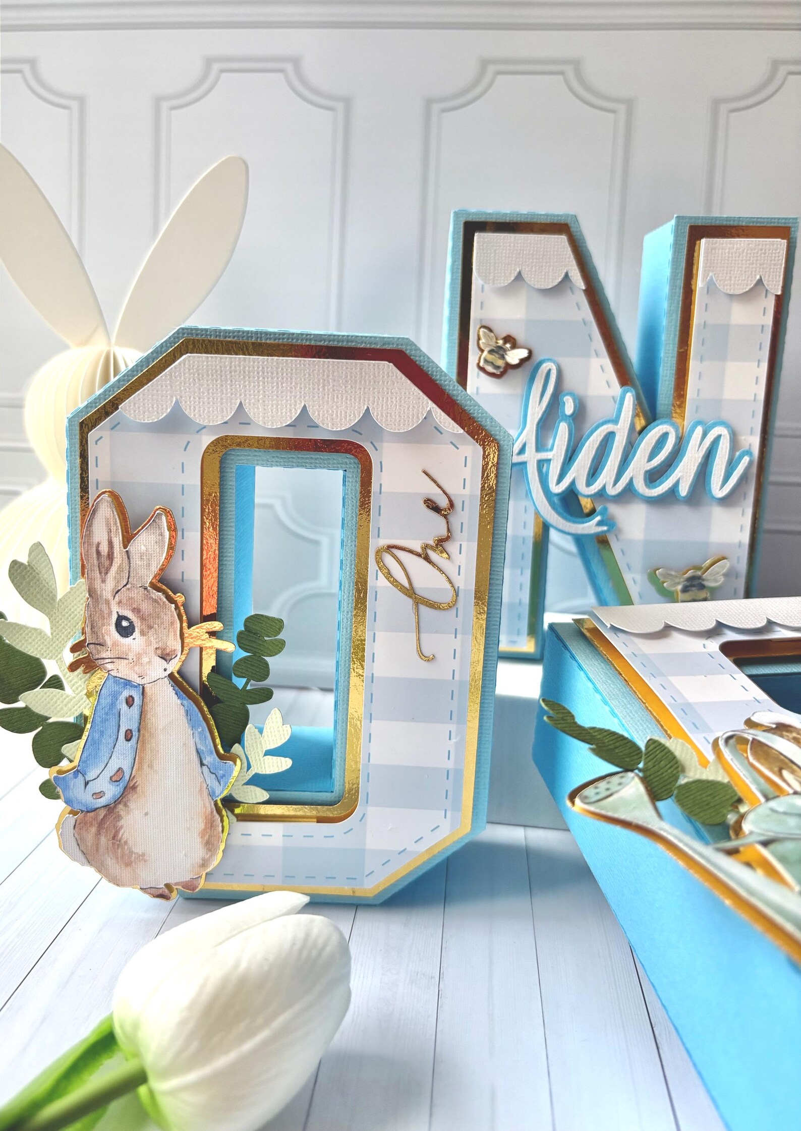Peter Rabbit 3D Letters / Peter Rabbit Birthday Decorations/ Peter ...