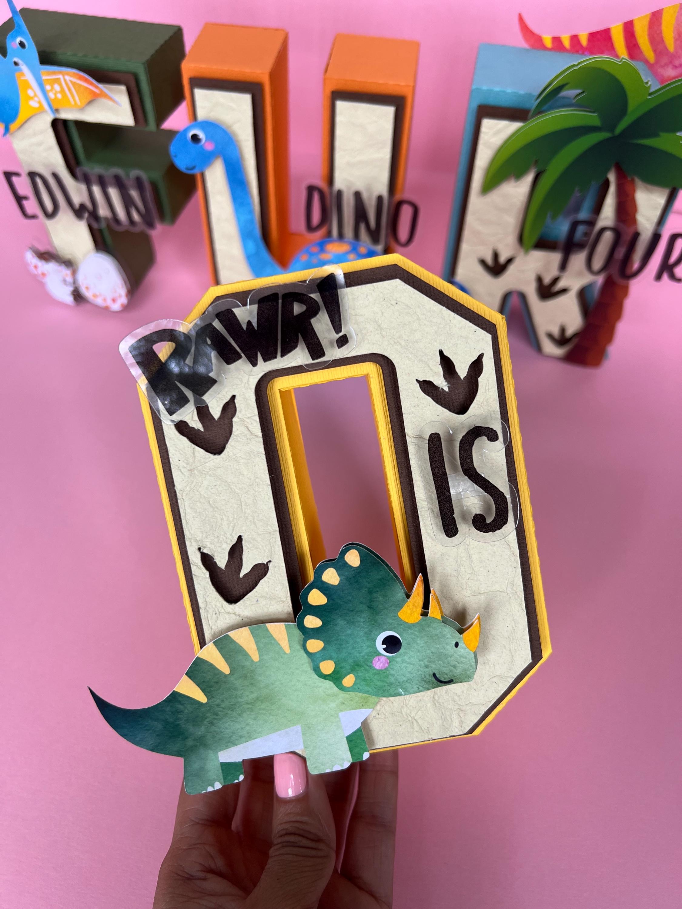 Dinosaur 3D Letters / Dinosaur Party Decor / Dino Birthday Decor ...