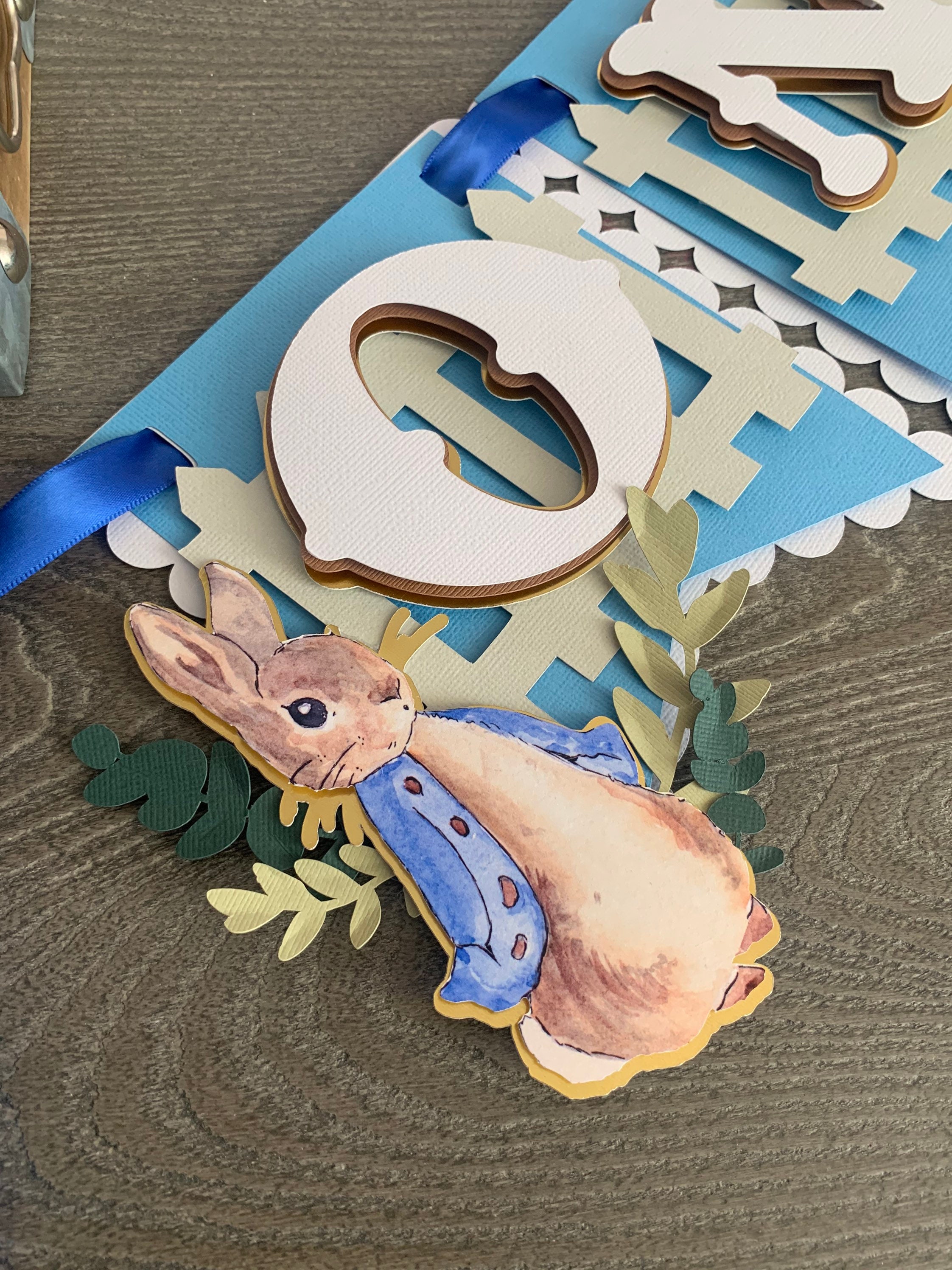 Peter Rabbit Birthday Banner / Peter Rabbit Birthday Theme / | Etsy