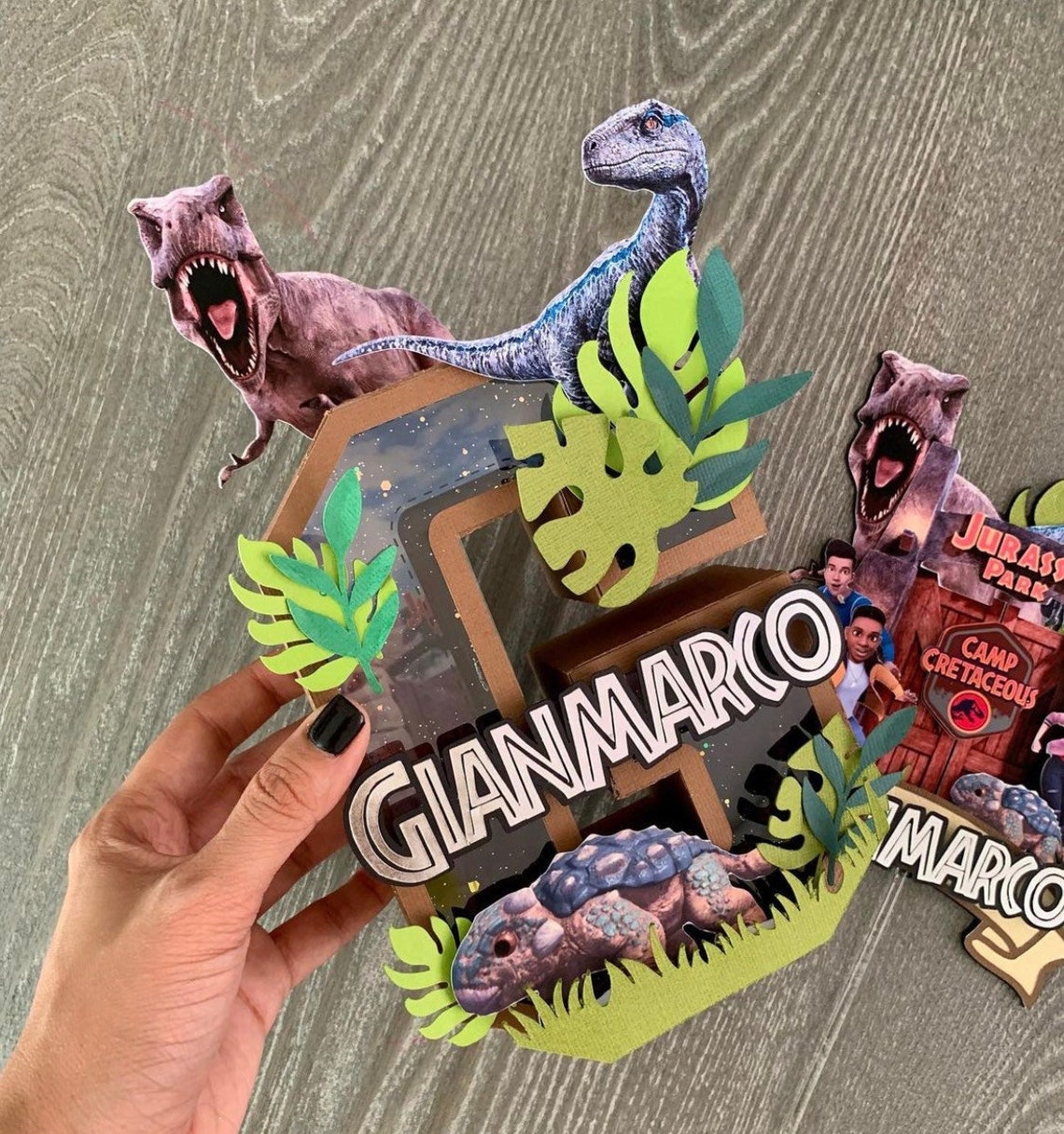 Jurassic World 3D Letters / Jurassic World Birthday - Etsy
