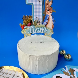 Peter Rabbit Cake Topper / Peter Rabbit Birthday Party/ Peter Rabbit ...