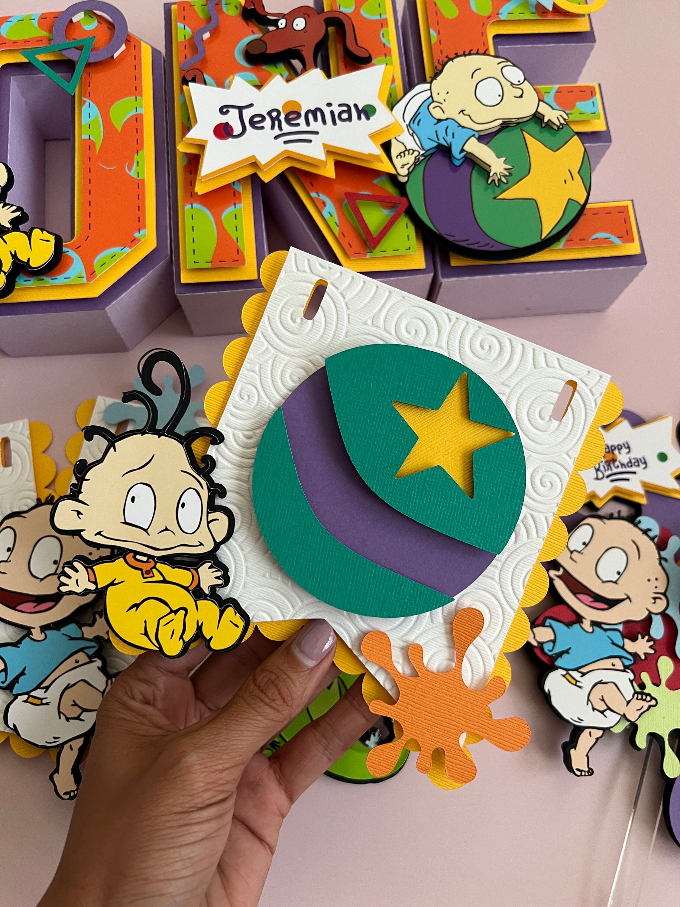 Rugrats 3D Letters / Rugrats Birthday Decorations/ Rugrats Birthday ...