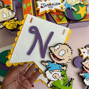 Rugrats High Chair Banner / Rugrats Birthday Banner / Rugrats Party ...