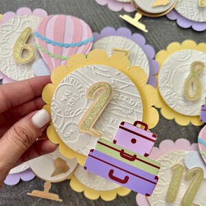 First Adventure Milestone Banner / Travel Party Decor / Travel ...