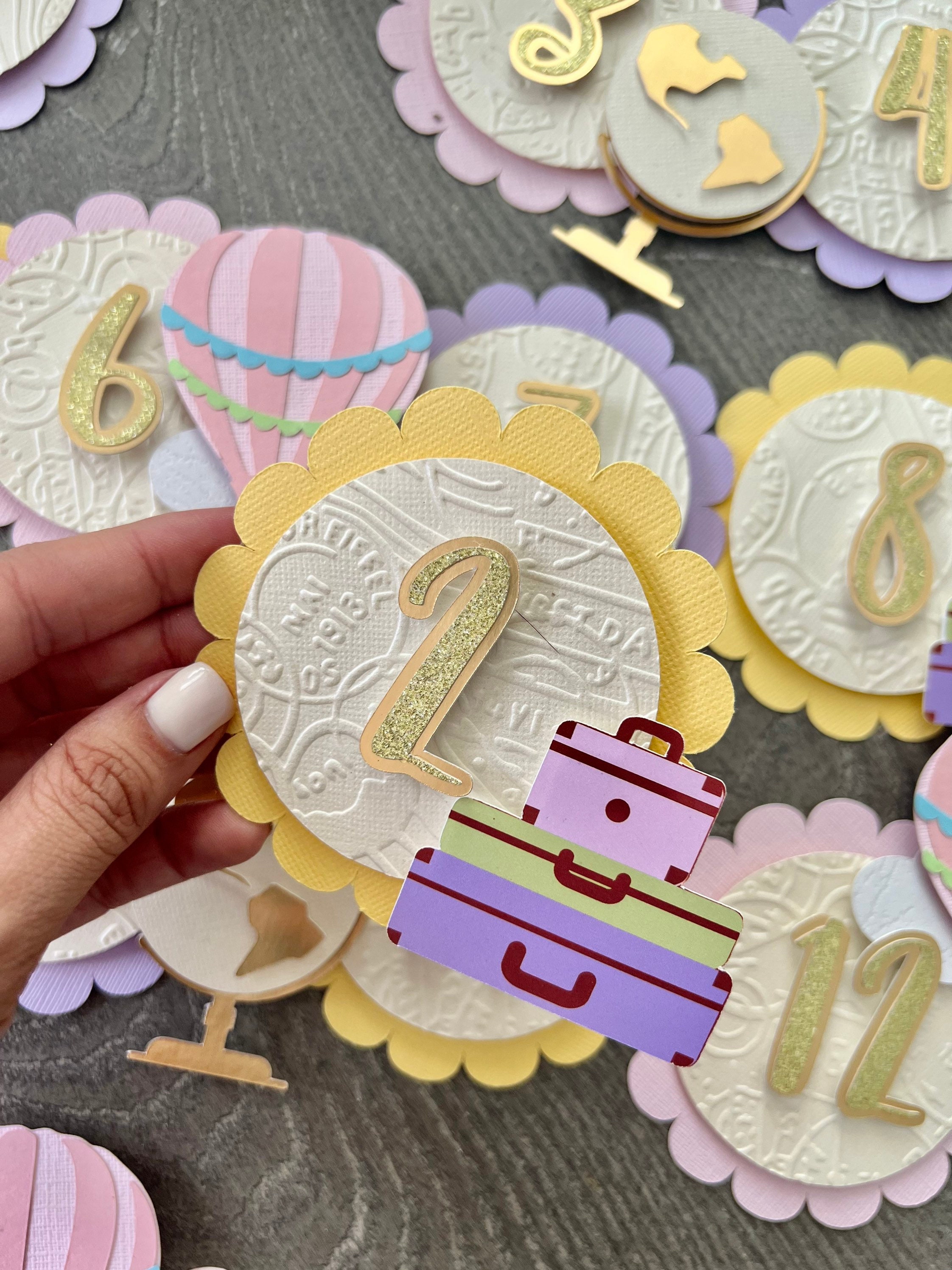 First Adventure Milestone Banner / Travel Party Decor / Travel - Etsy