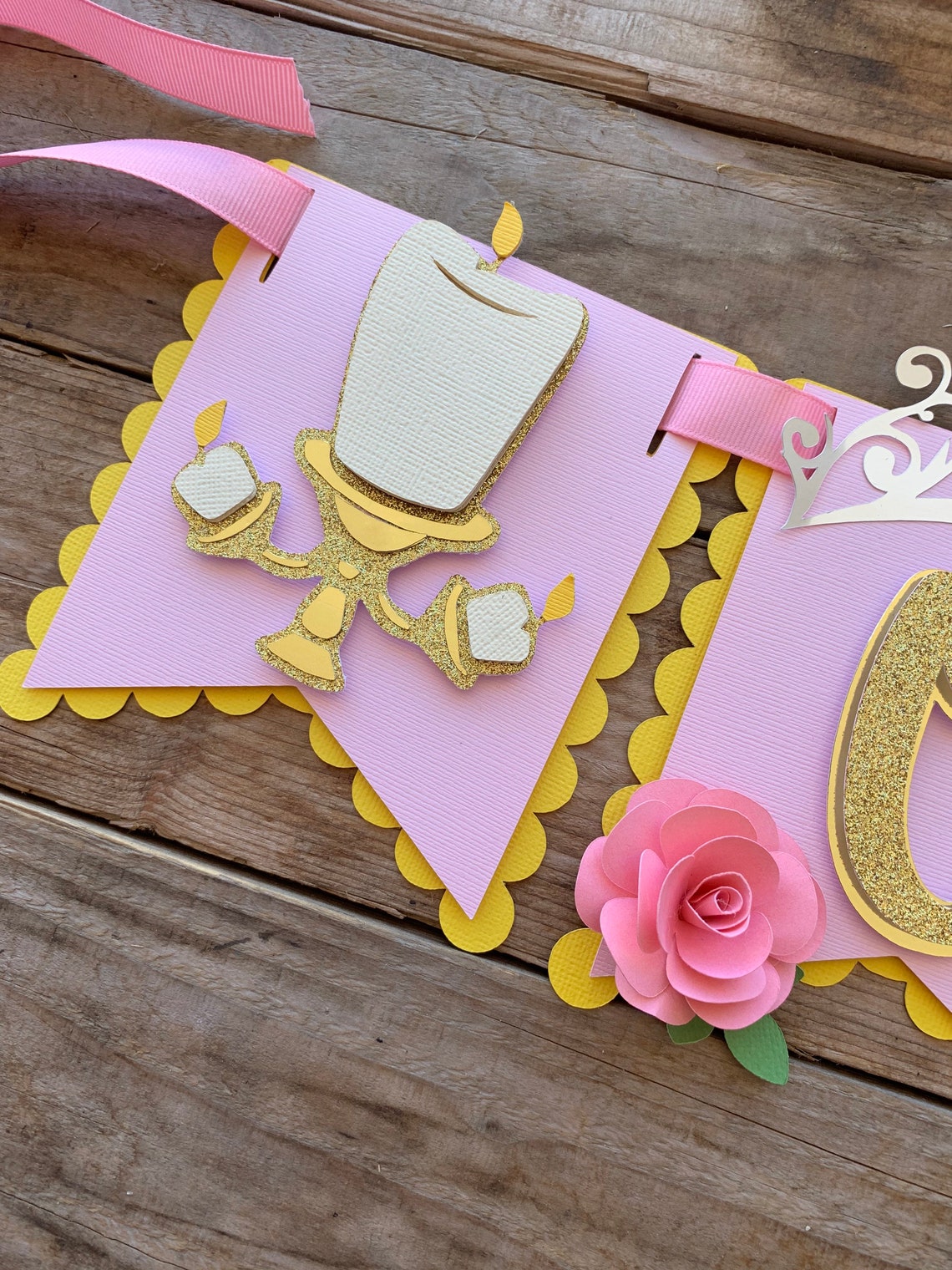 Beauty and the Beast Banner / Beauty and the Beast Birthday - Etsy