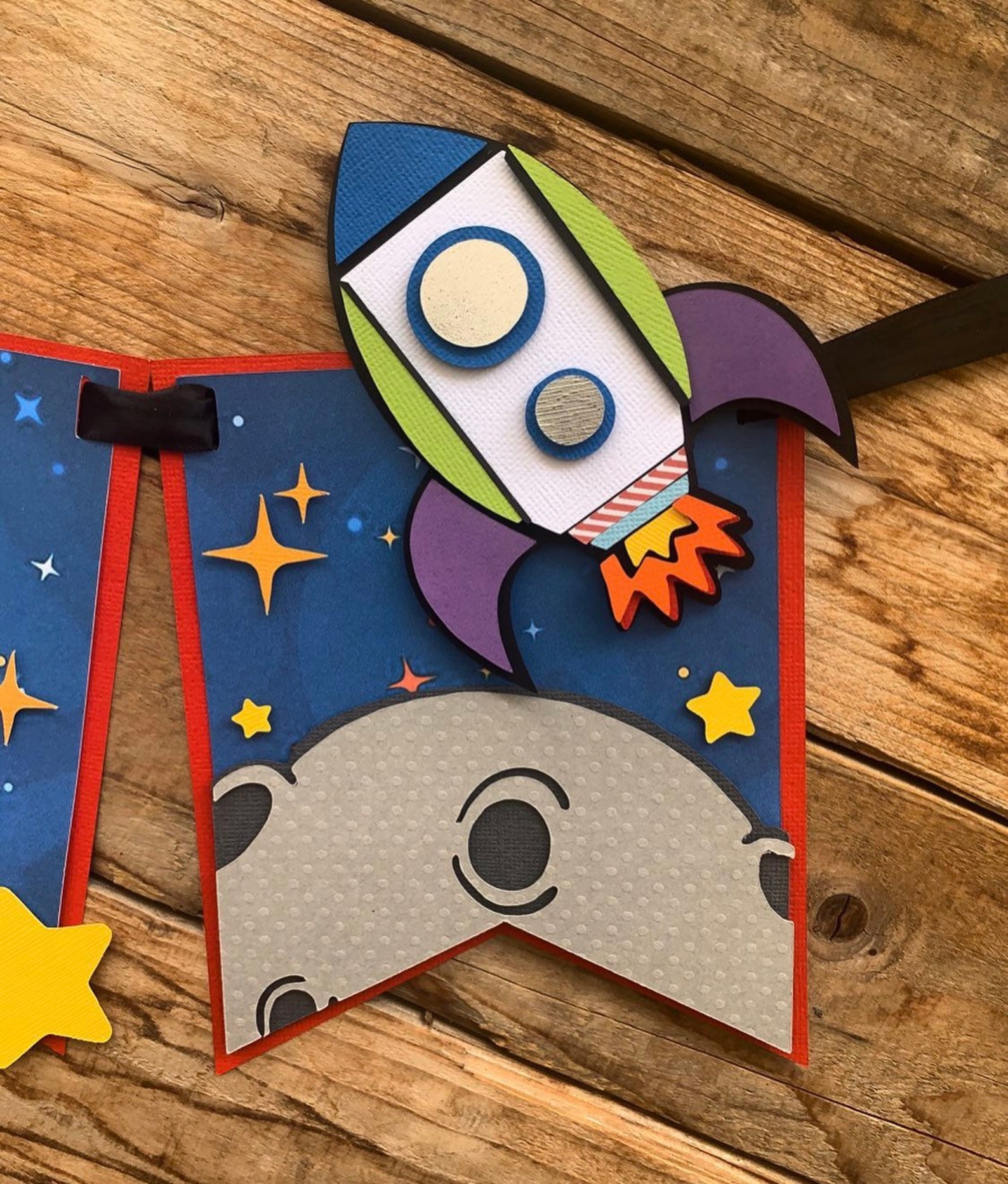 Outer Space Birthday Banner / Space Birthday Banner / Space Birthday ...