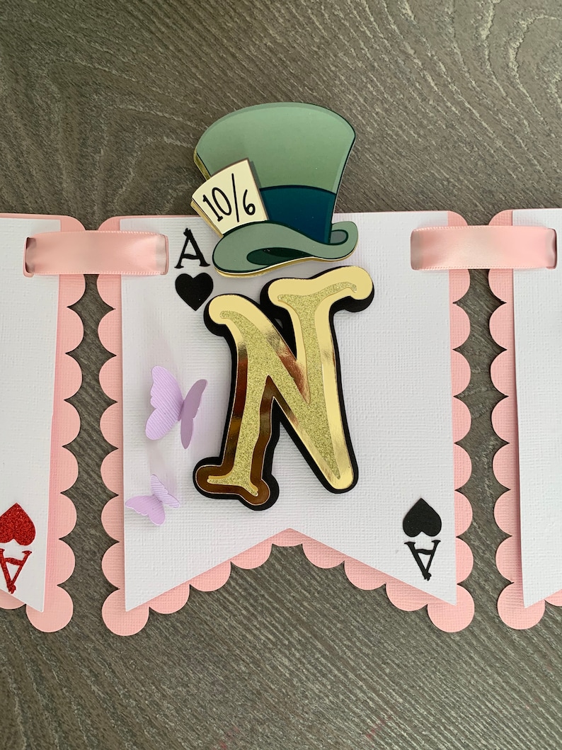 Alice in Wonderland HC Banner / Alice in Wonderland Banner / | Etsy