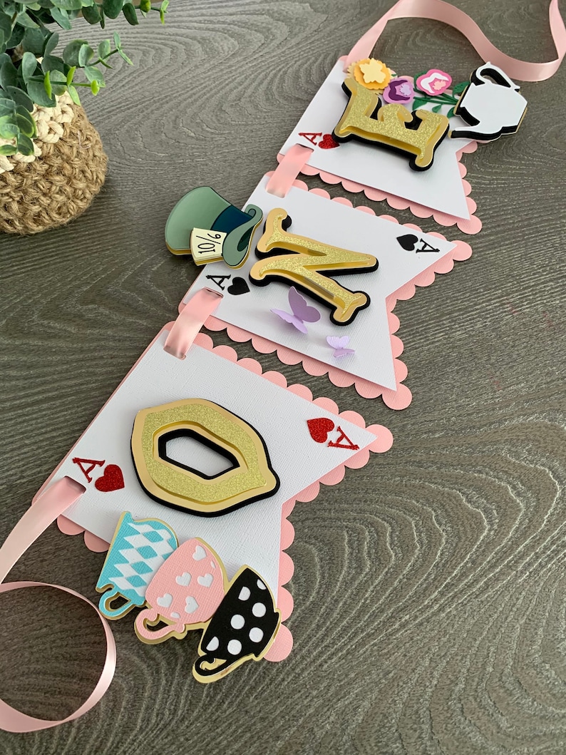 Alice in Wonderland HC Banner / Alice in Wonderland Banner / Alice in ...