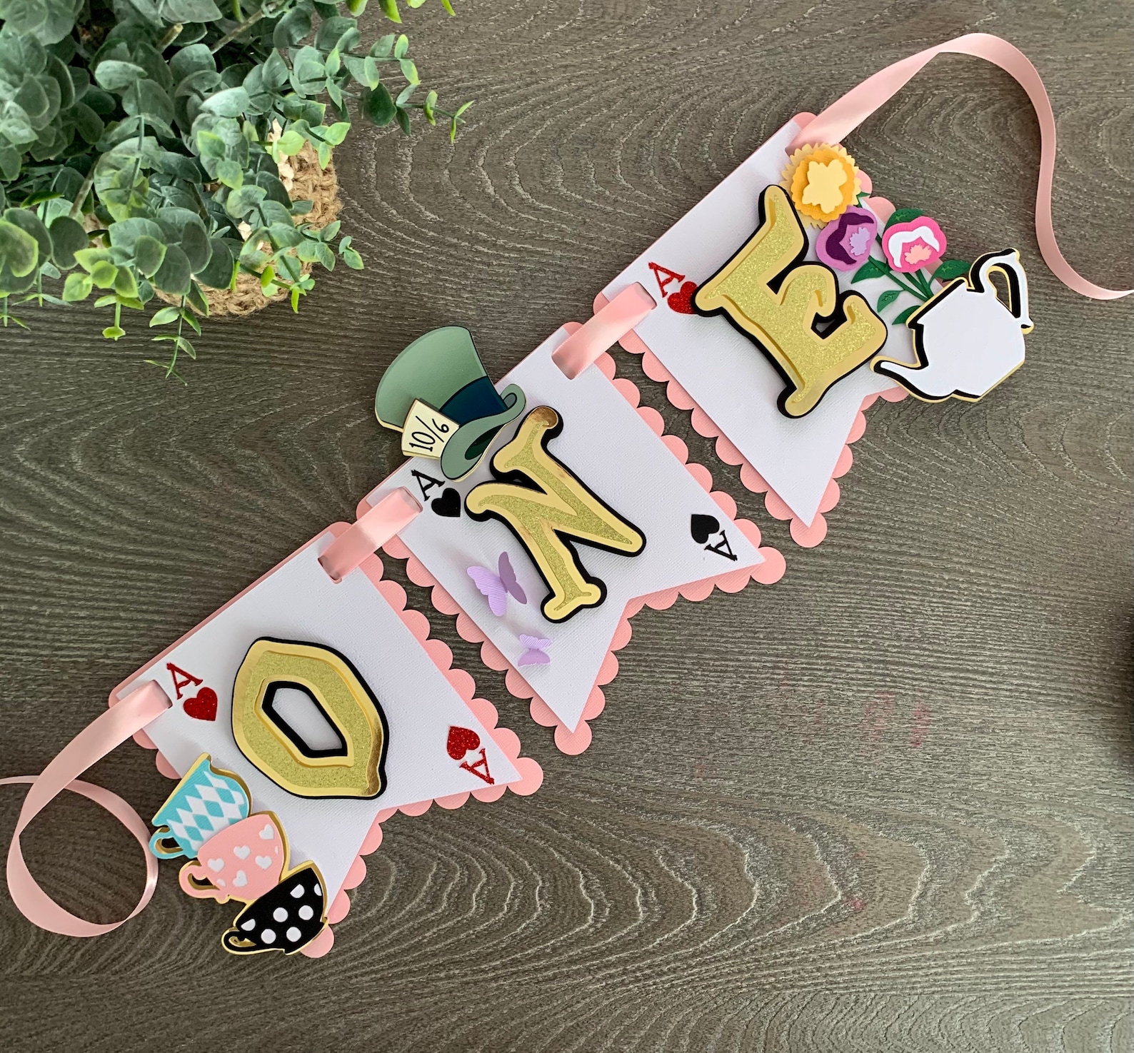 Alice in Wonderland HC Banner / Alice in Wonderland Banner / | Etsy