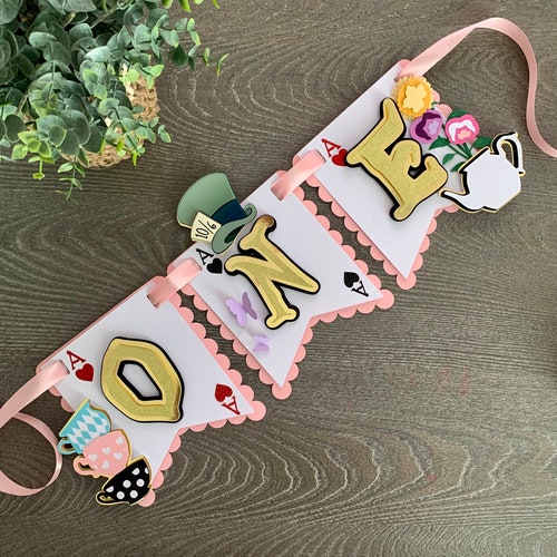 Alice in Wonderland HC Banner / Alice in Wonderland Banner / - Etsy