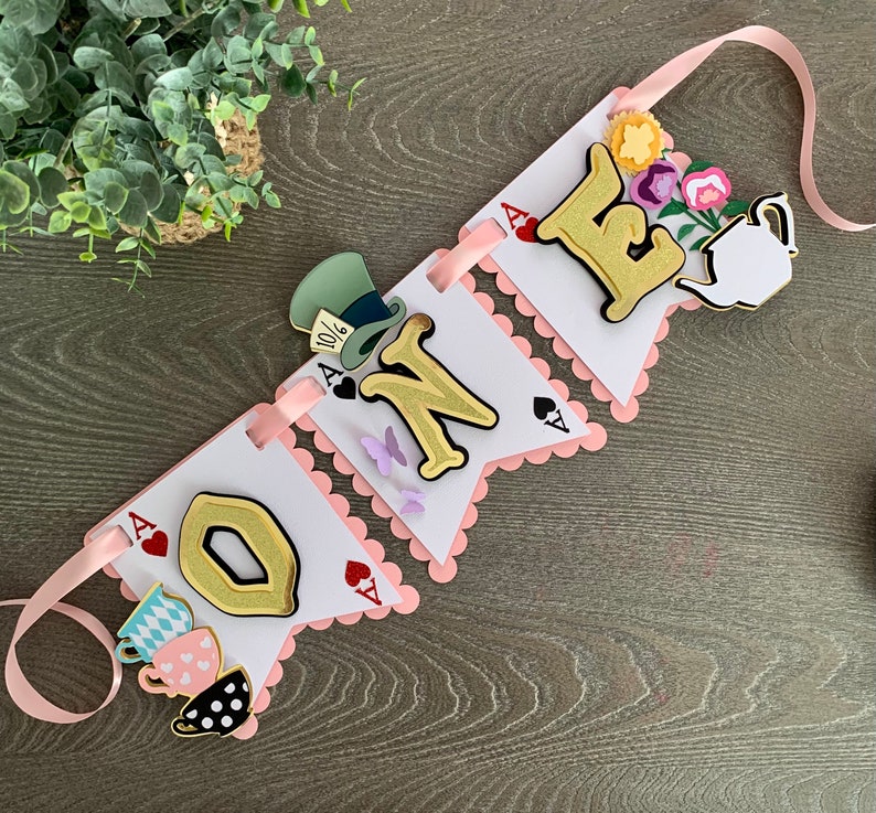 Alice in Wonderland HC Banner / Alice in Wonderland Banner / | Etsy