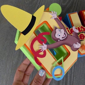 Curious George 3D Letters / Curious George Birthday Decor / Curious ...