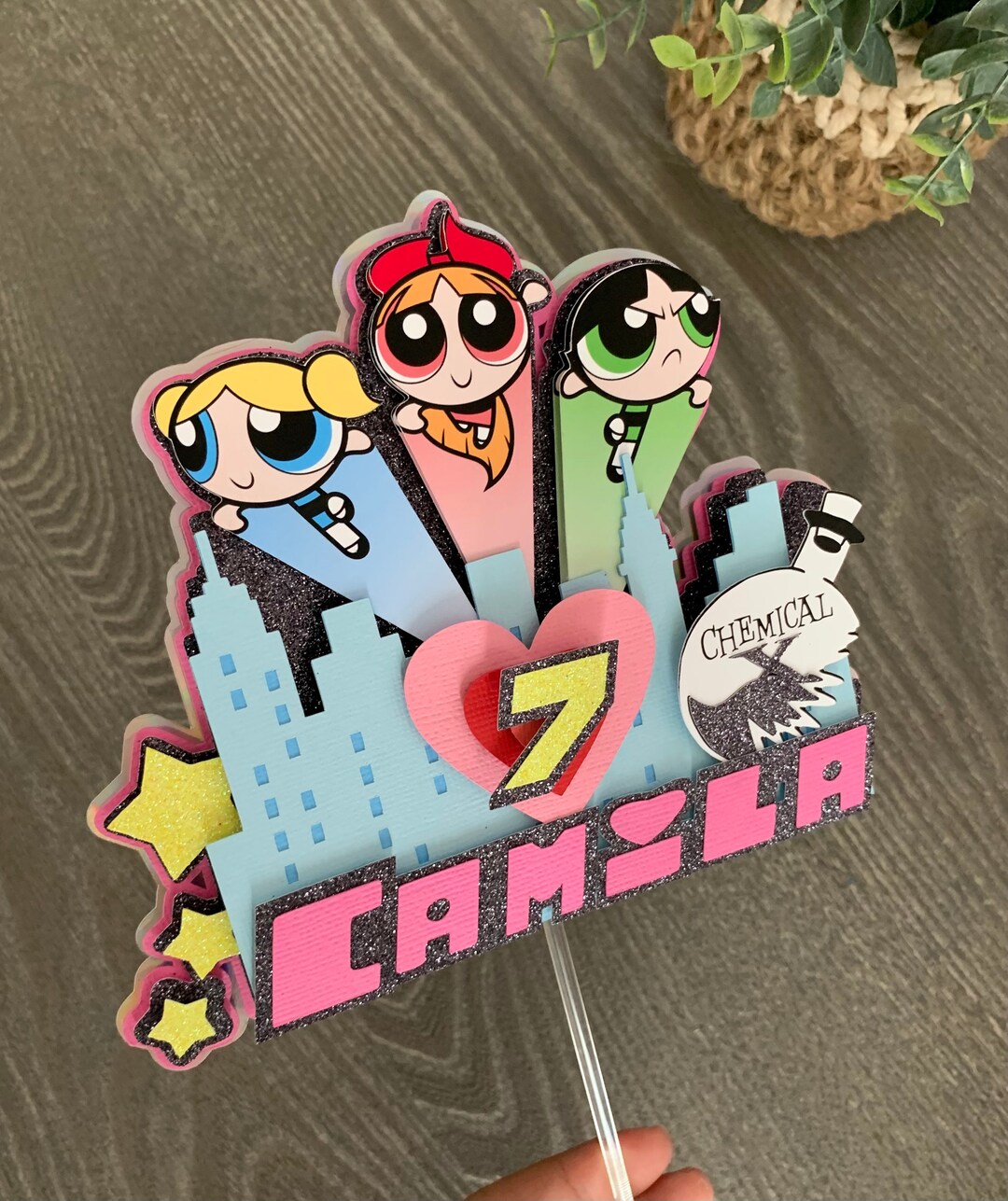 The Powerpuff Girls Cake Topper / the Powerpuff Girls Birthday Party ...
