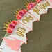 Floral Half Banner / Half Birthday Decorations / Floral 1st Birthday ...