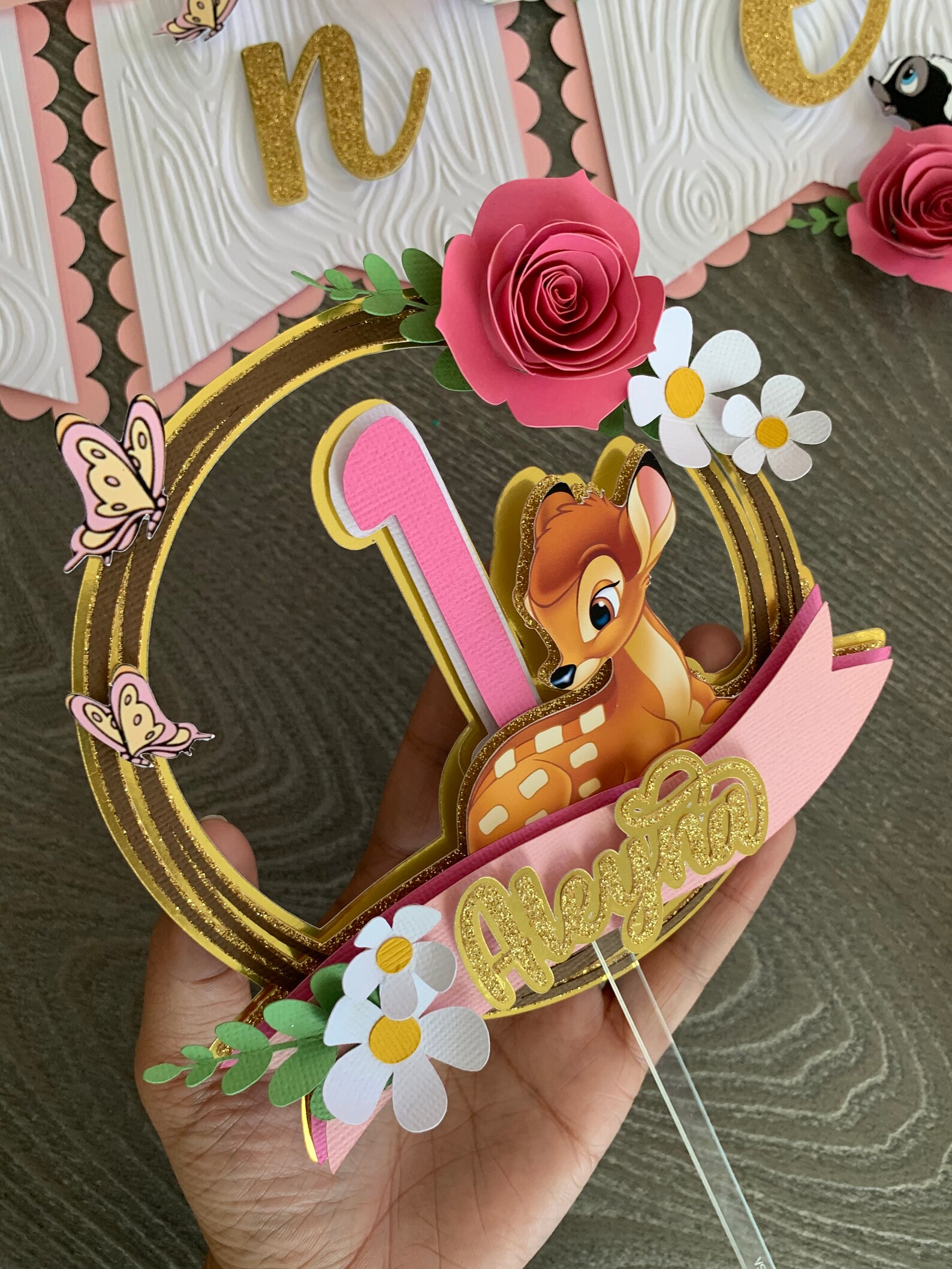 Bambi Cake Topper - Etsy