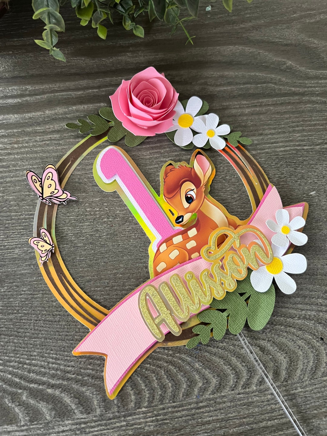 Bambi Cake Topper - Etsy