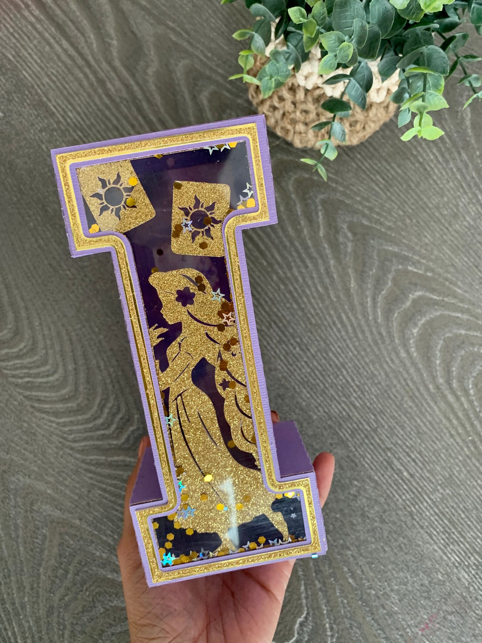 Rapunzel 3D Letter / Rapunzel Birthday Party / Tangled | Etsy