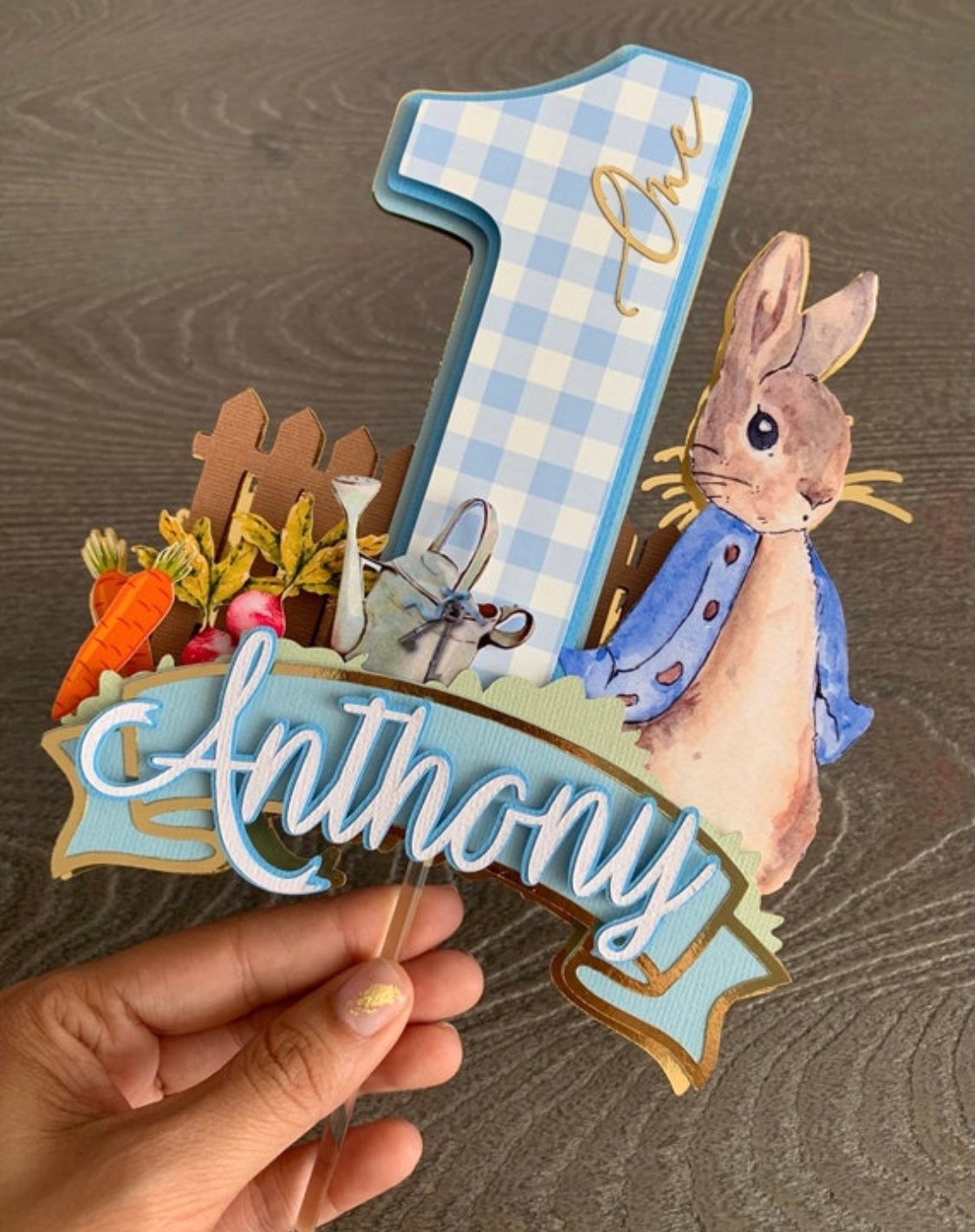 Peter Rabbit Birthday Banner / Peter Rabbit Birthday Theme / | Etsy