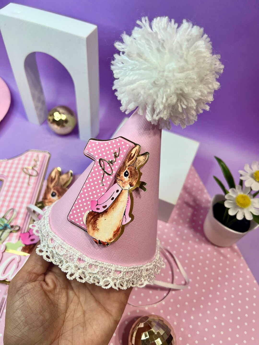 Peter Rabbit Birthday Hat / Peter Rabbit Birthday Party/ Peter Rabbit ...