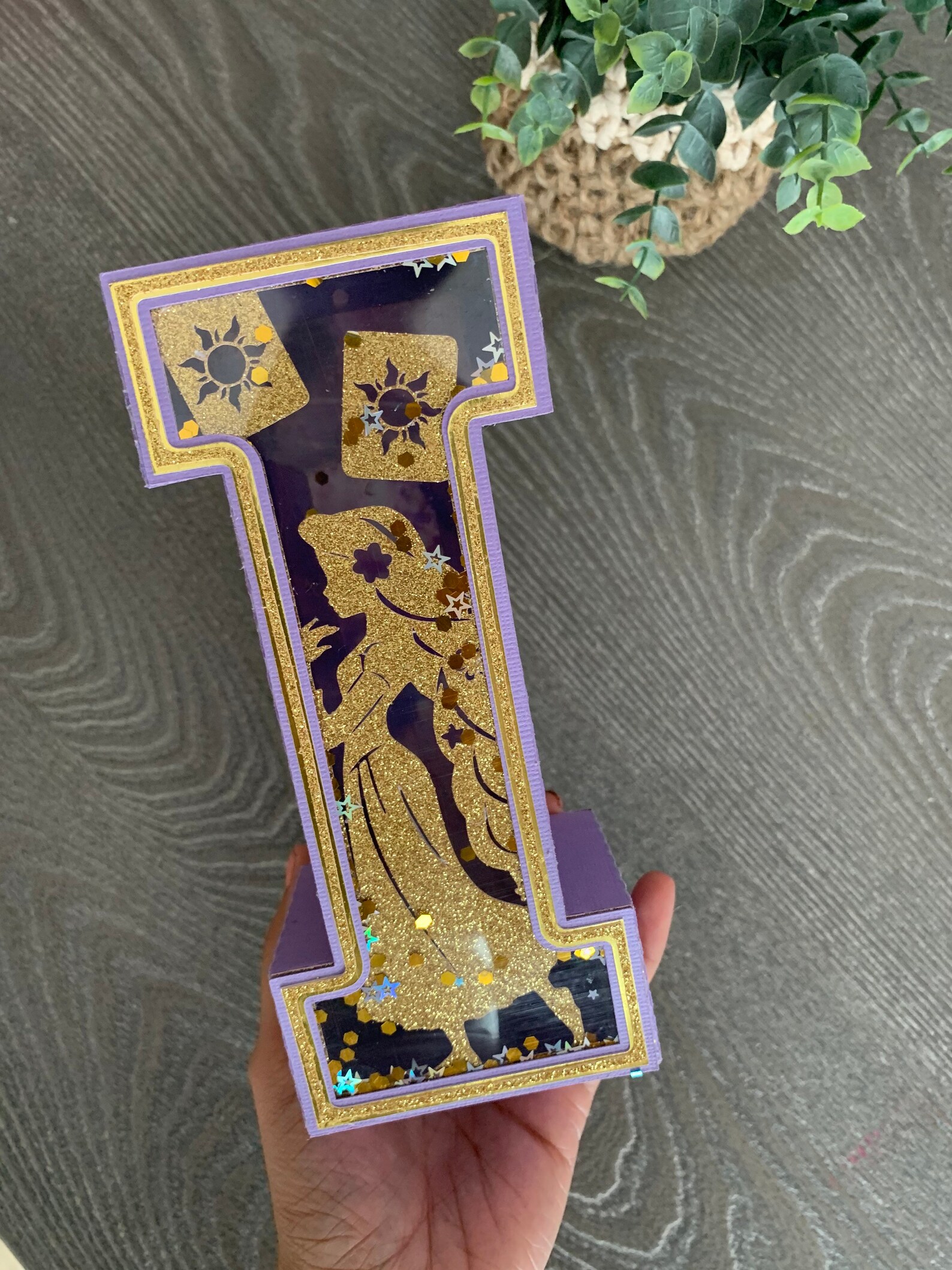 Rapunzel 3D Letter / Rapunzel Birthday Party / Tangled Birthday Party ...