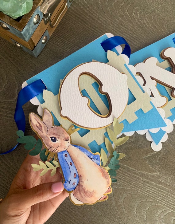 Peter Rabbit Birthday Banner / Peter Rabbit Birthday Theme / | Etsy