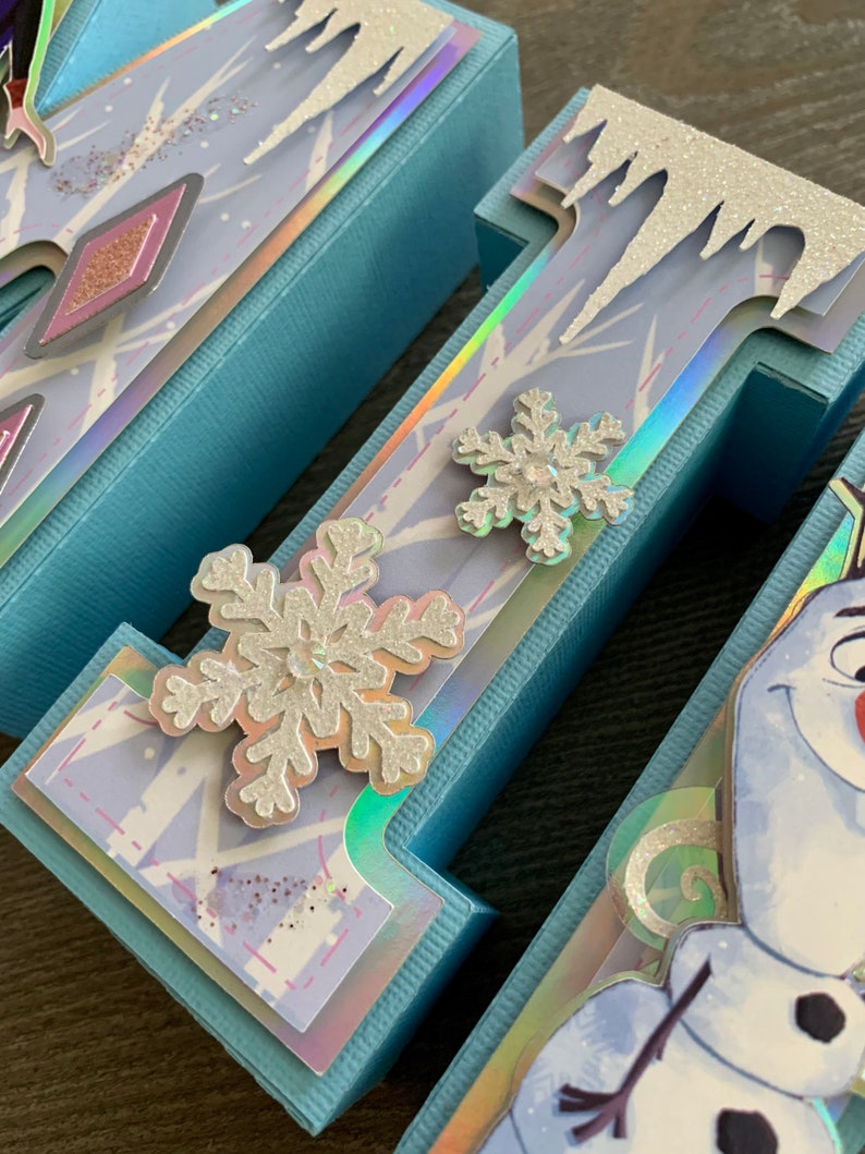 Frozen 3D Letters / Frozen Birthday Decorations / Elsa Birthday ...