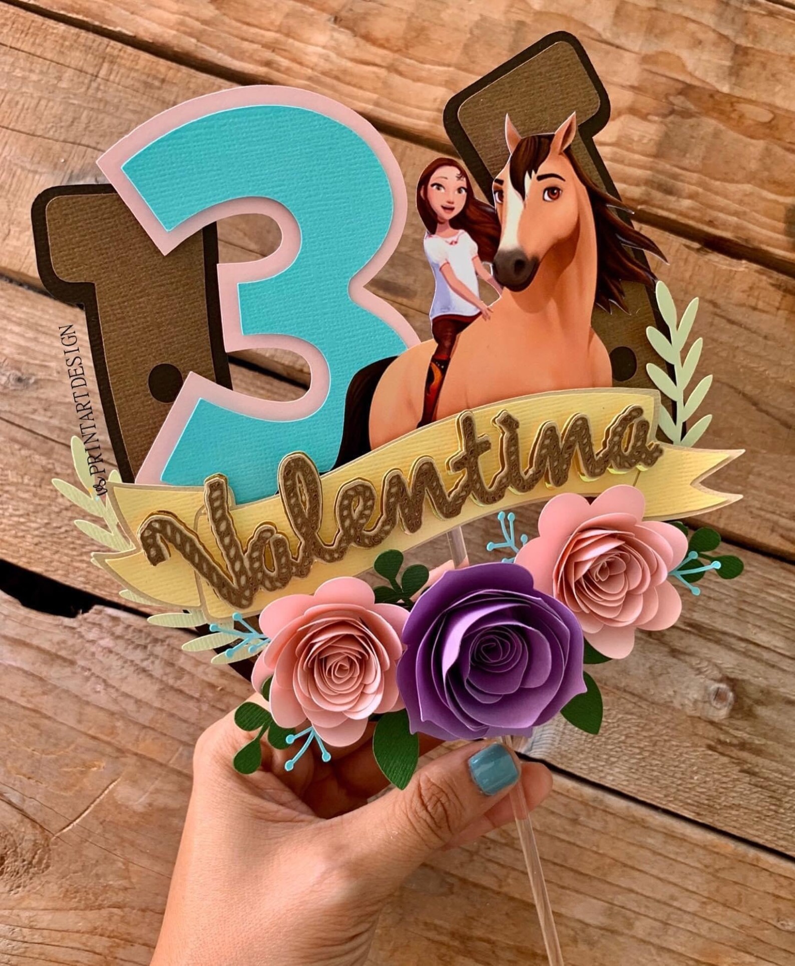 Spirit Riding Free Cake Topper / Spirit Riding Free Centerpiece - Etsy