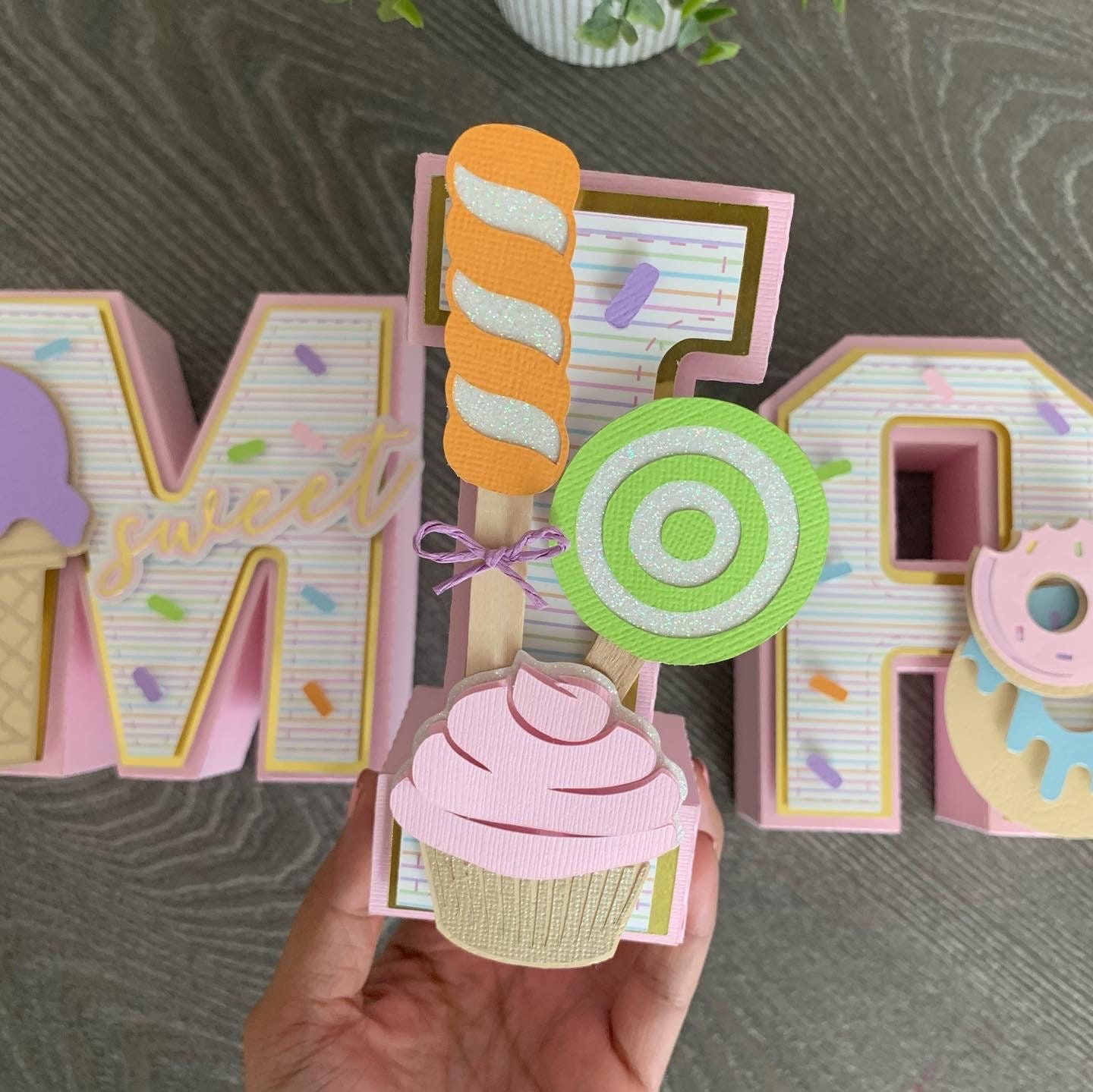 Candyland 3D Letters / Candyland Birthday Party | Etsy