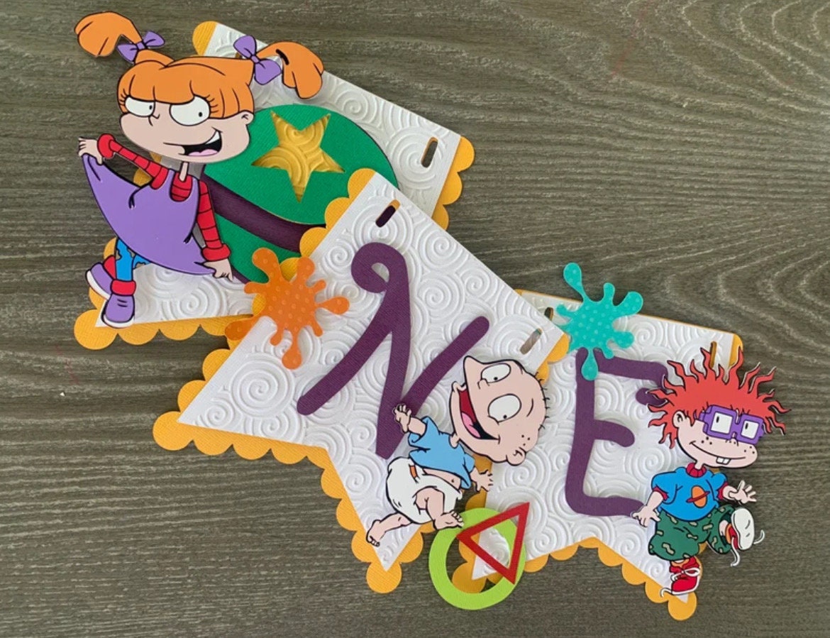 Rugrats 3D Letters / Rugrats Birthday Decorations/ Rugrats Birthday ...