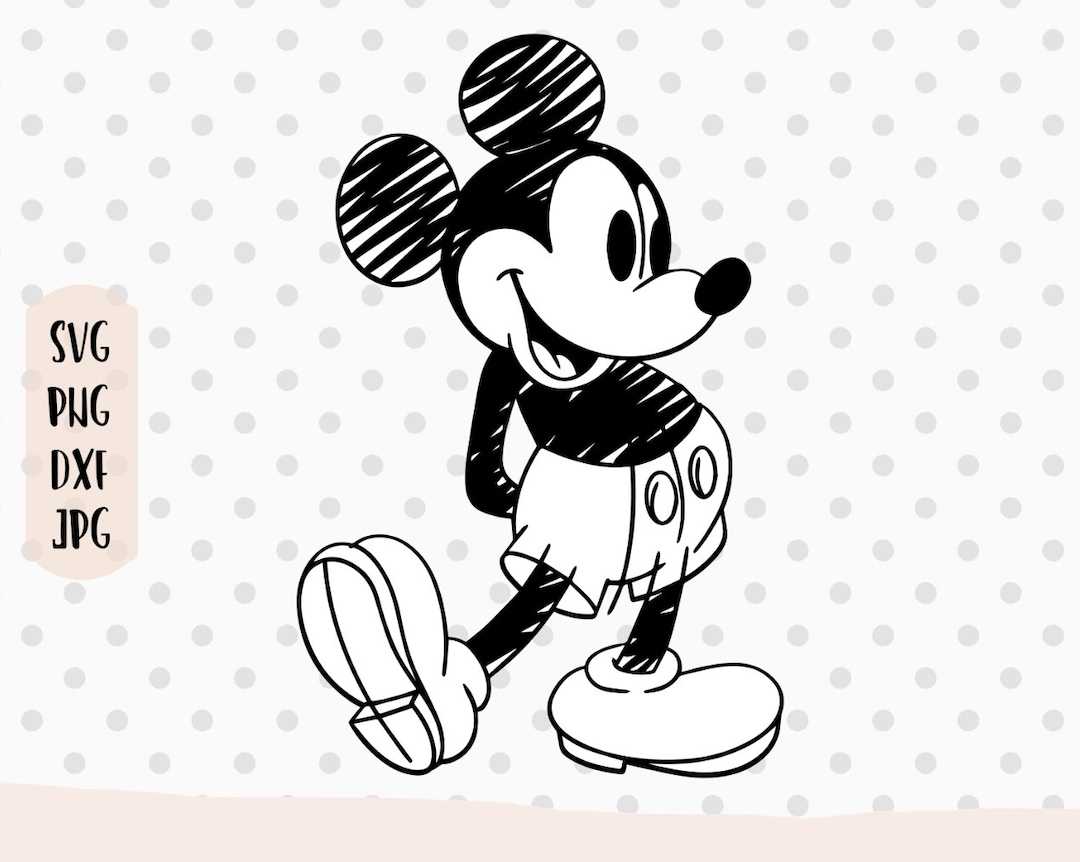 Retro Mouse SVG, Retro Mouse Head Svg, Mouse Sketch Svg - Etsy