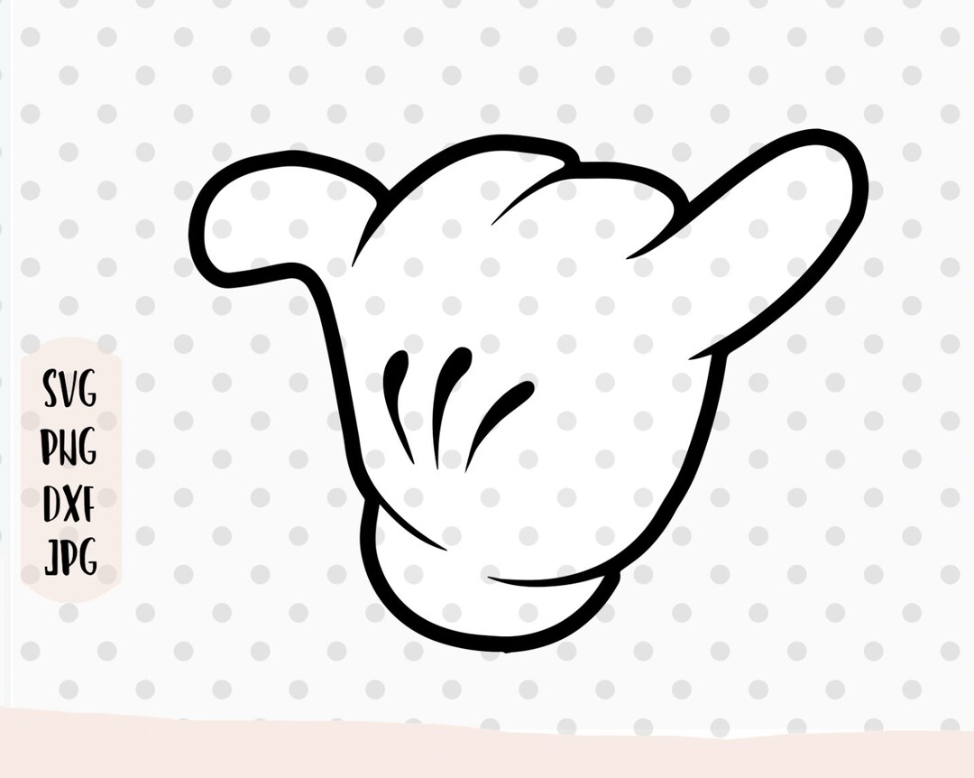 Mouse Hands SVG, Hand Signs Svg, Shaka Svg - Etsy