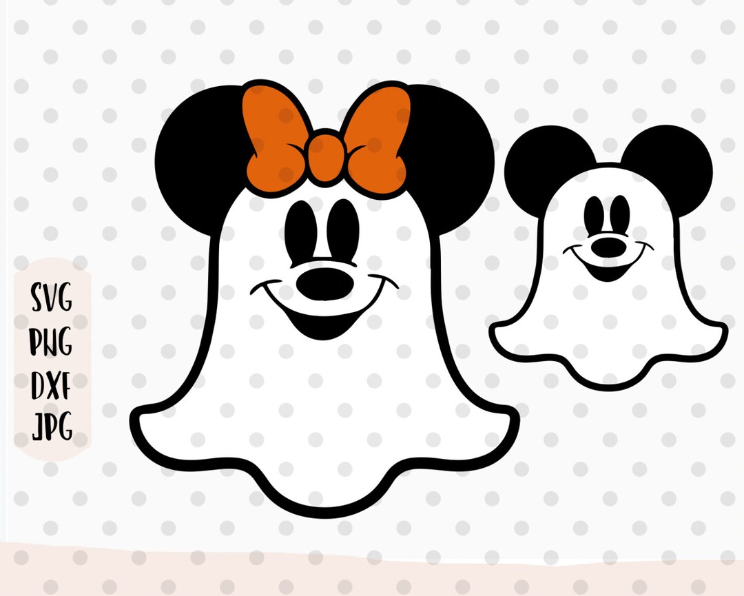 Mouse Ghosts SVG, Mouse Head Svg, Halloween Spider Web Svg, Halloween ...