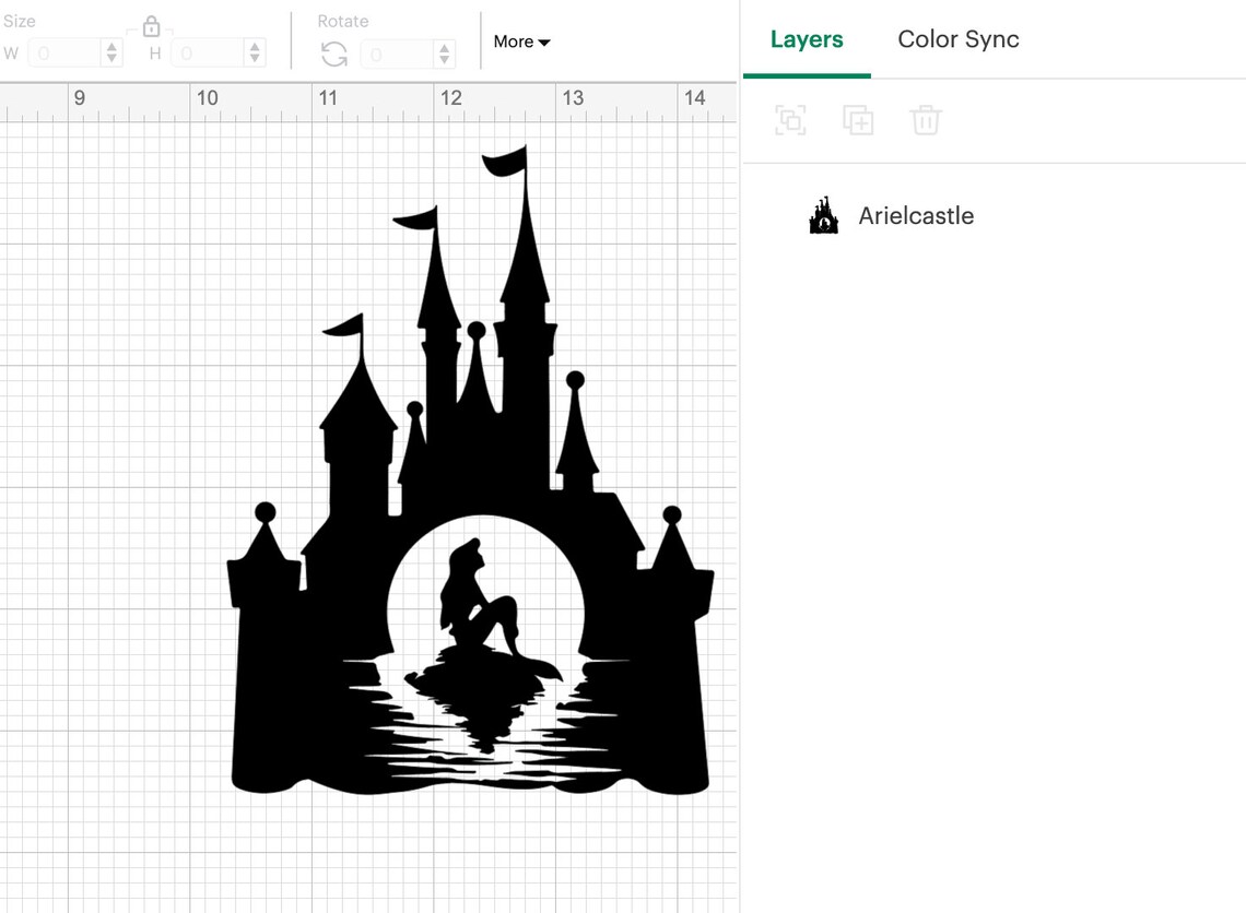 Castle SVG, Ariel Castle Svg, Park Castle Svg, Castle Silhouette Svg ...