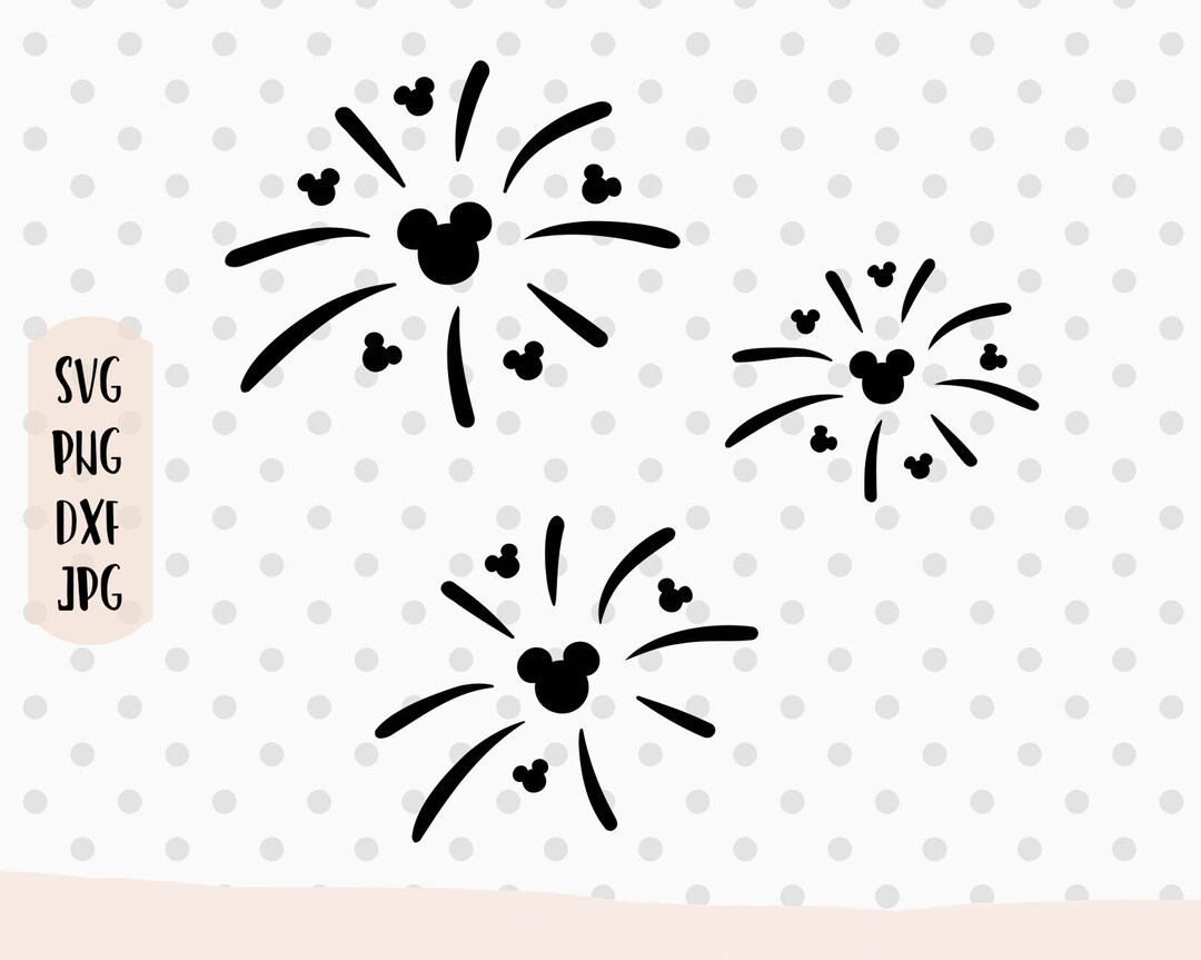 Mouse Head Fireworks SVG, Park Fireworks SVG, Mouse Fireworks Svg - Etsy