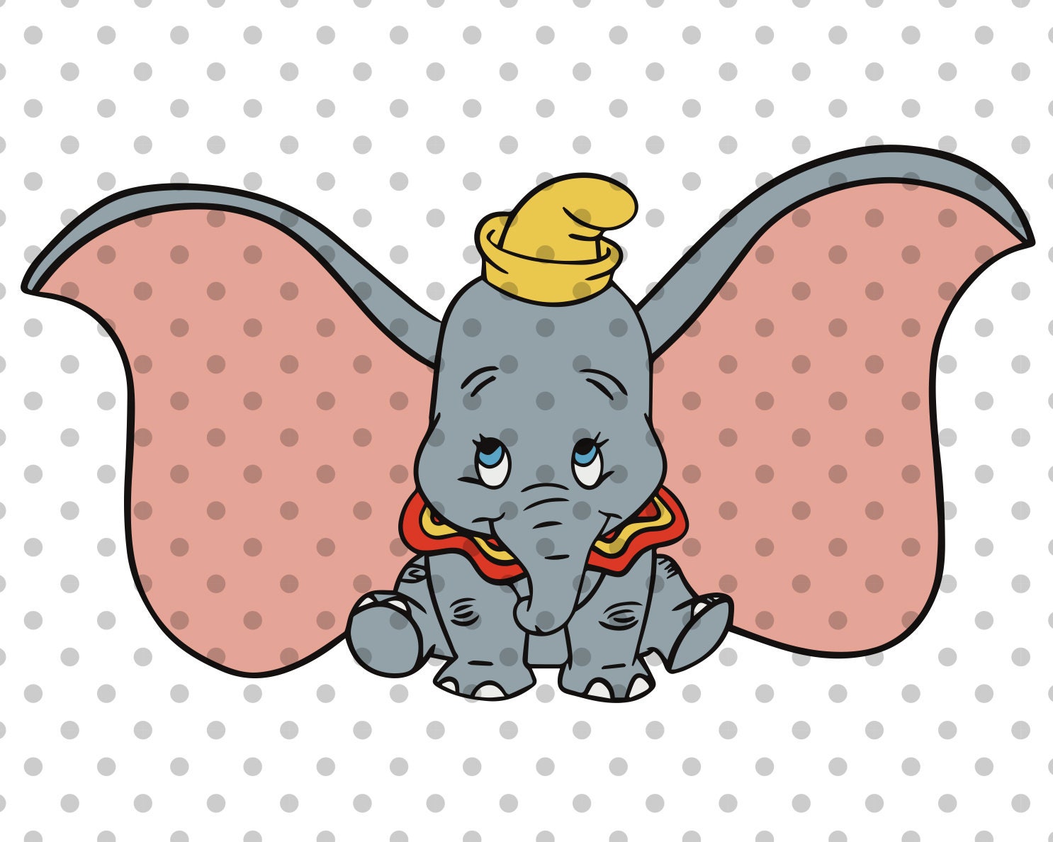 LAYERED Dumbo svg Disney trip svg disney svg disney | Etsy