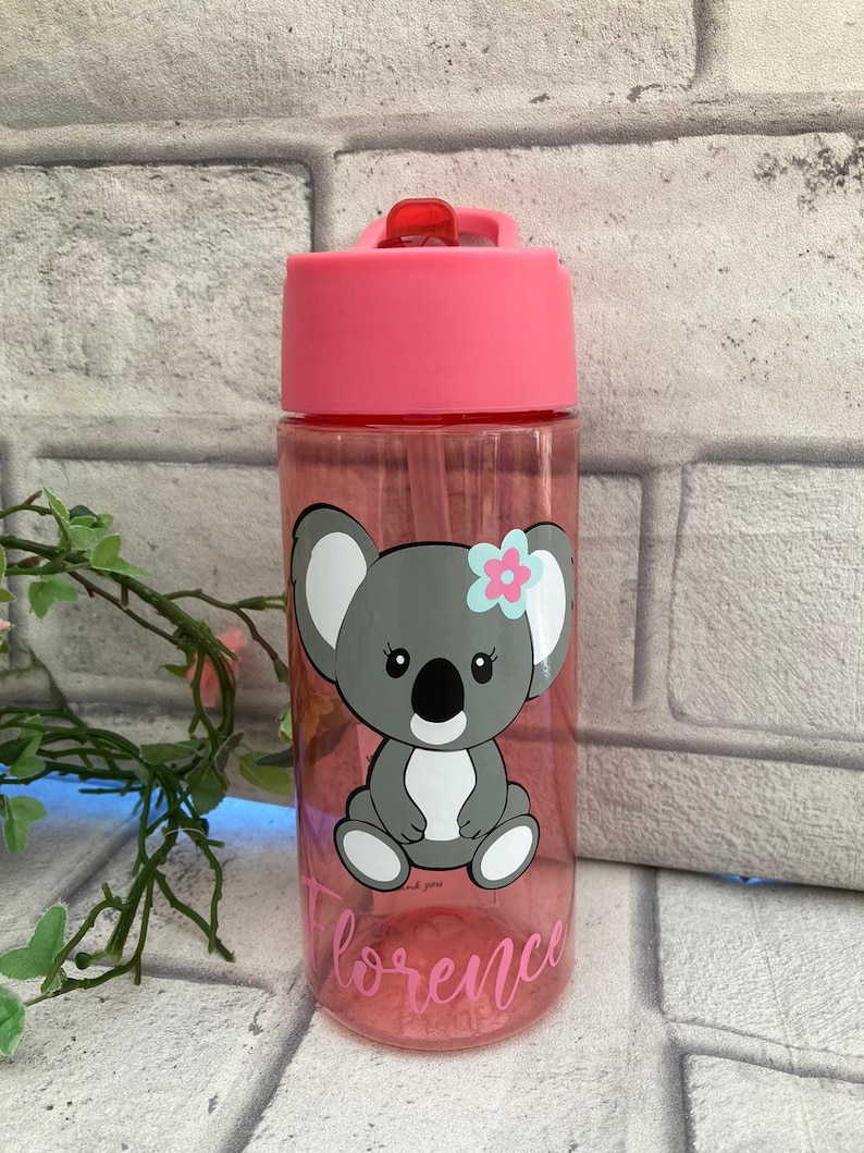 Personalised koala water bottle | Etsy