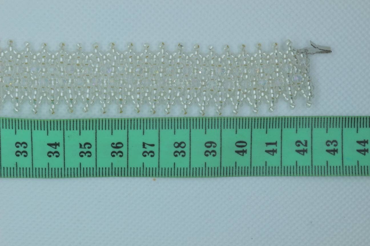 White Jewelry Wedding Collar for Bride Gift for Girls Made | Etsy