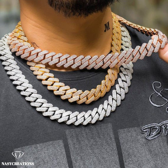 12mm iced out cuban chain store