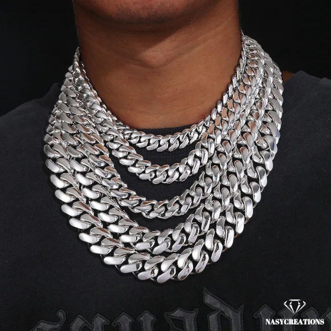 10-22MM Miami Cuban Link Chain, Solid 14K Gold Filled, Curb Chain ...