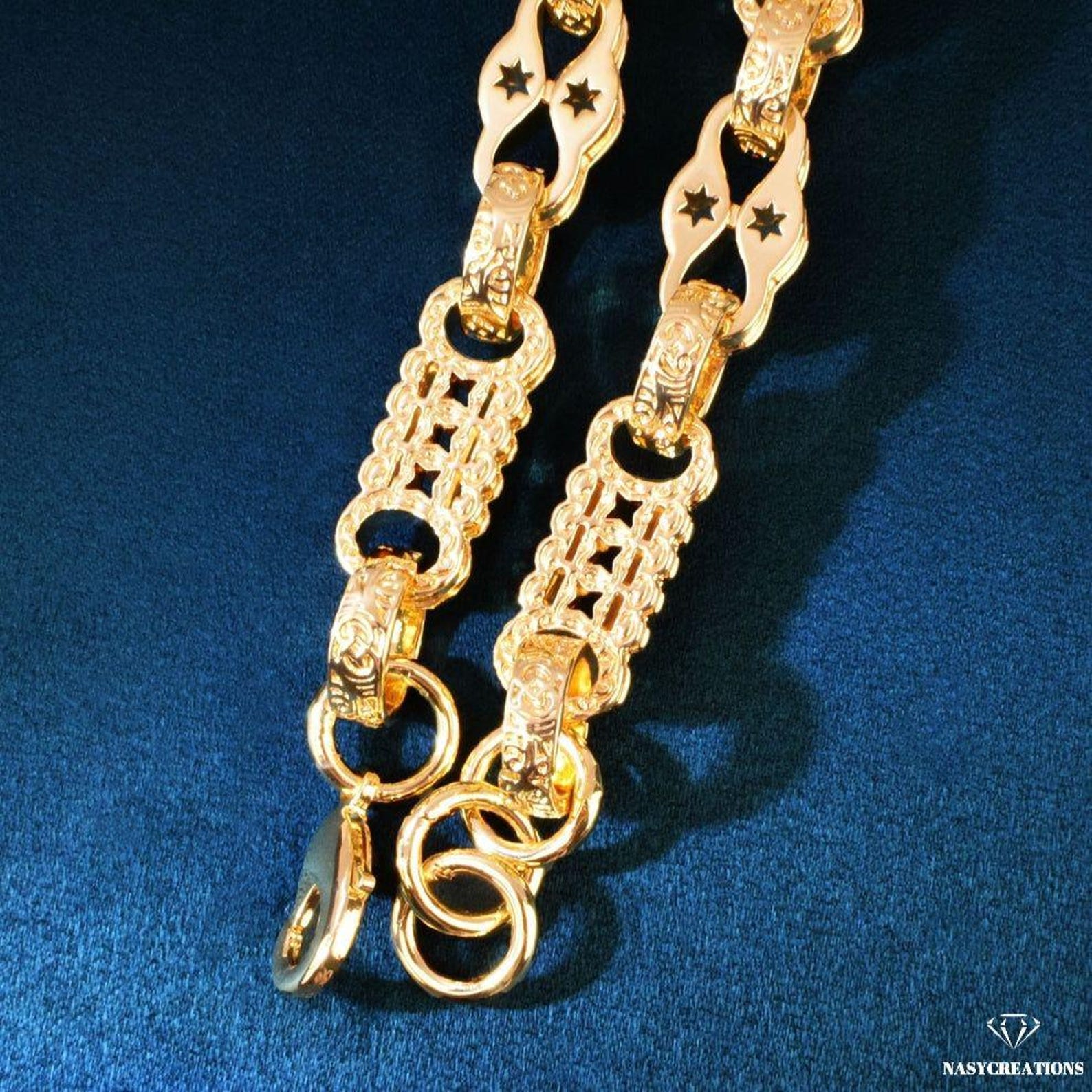 10MM Solid Pulley Link Chain, 14k Gold Filled, Gift for Him, Birthday ...