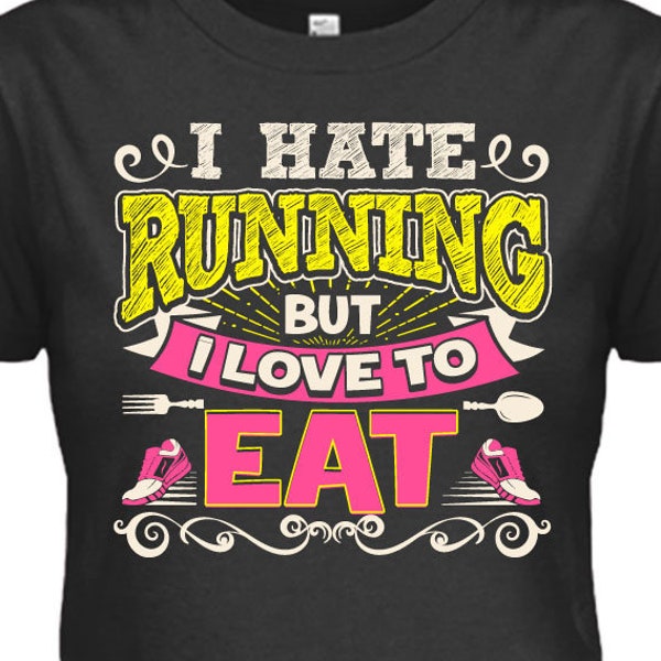 I Hate Running - Etsy