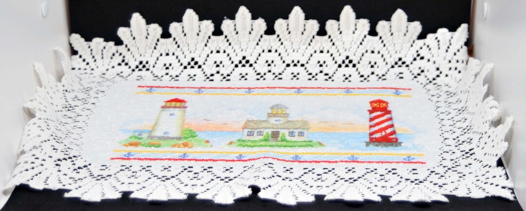 Double Lighthouse Placemat or Short Table Scarf - Etsy