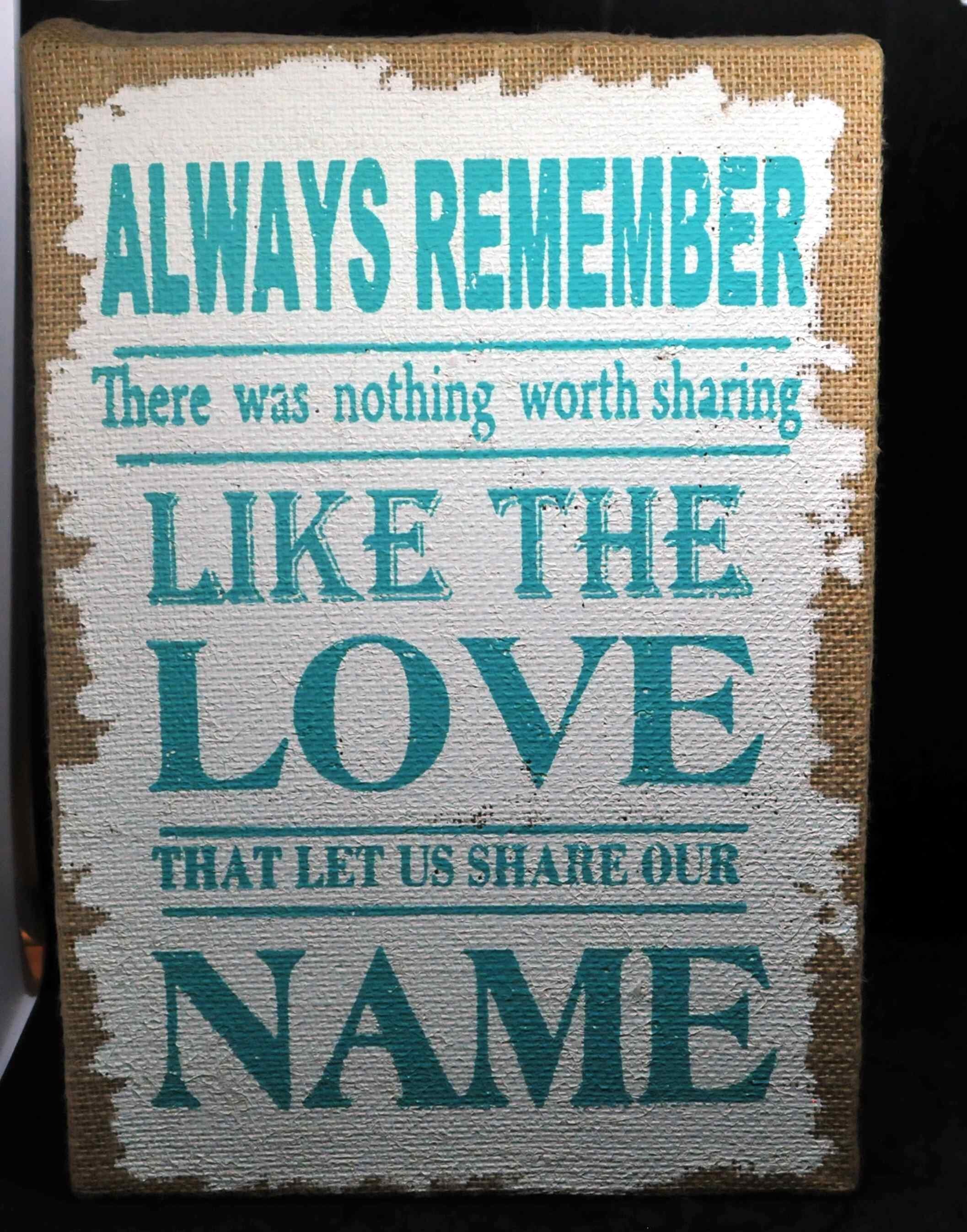 Wood N Canvas Wedding Sign - Etsy