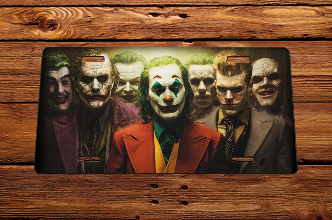 The Joker Jokers License Plate Gift Idea Car Accessories - Etsy Canada
