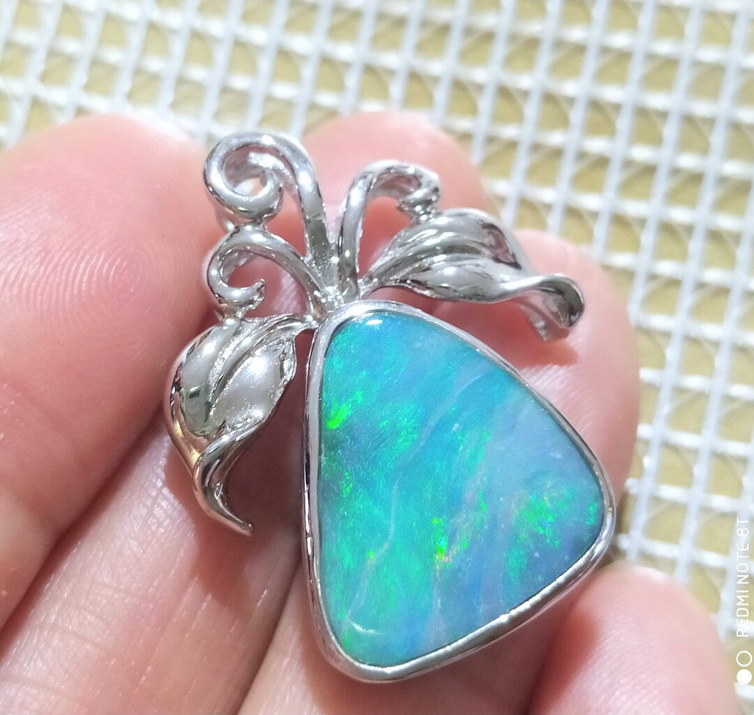 Großhändler Preis-hkD-680 925 Silber Anhänger-Groß-Natürliche OPAL Doublet-freie-Form-Form ...