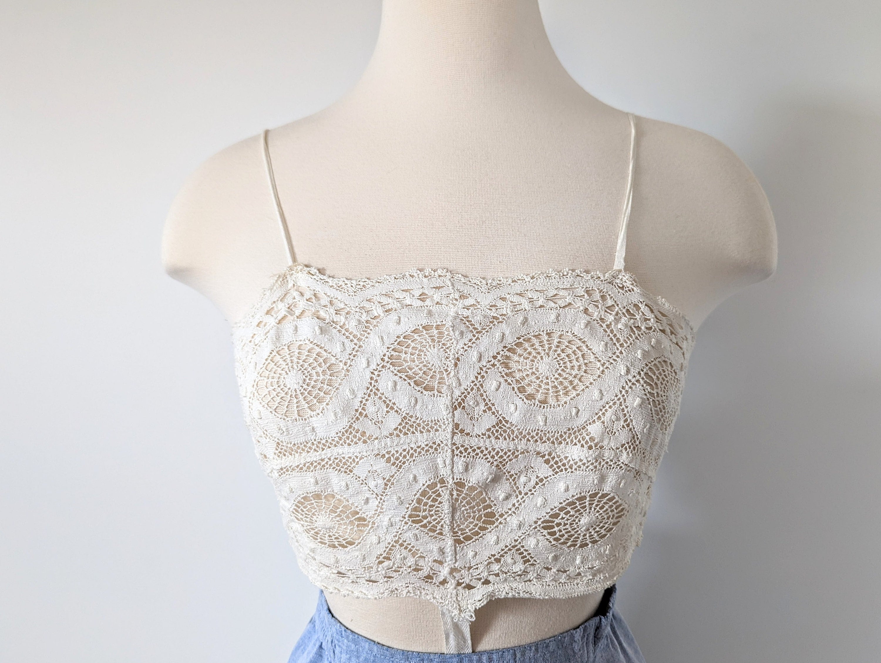 White Cottage Core Lace Whimsey Lingerie - Etsy