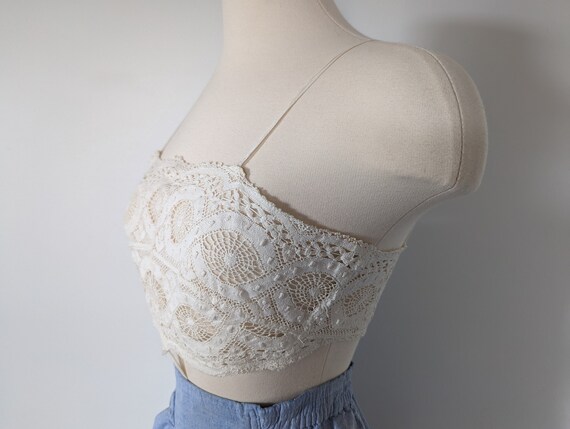 White Cottage Core Lace Whimsey Lingerie - Gem