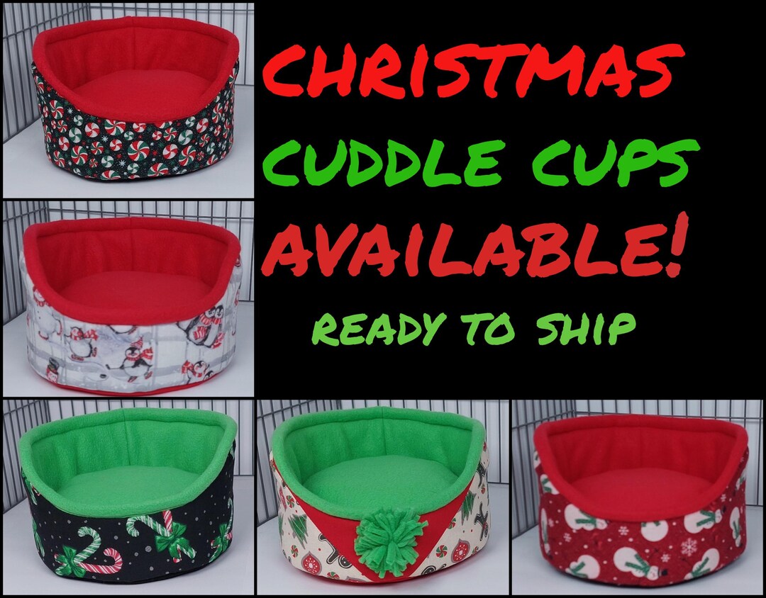 READY to SHIP NOW! Pre-made Christmas Standard Cuddle Cups! Great for ...